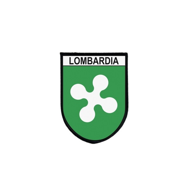 Flag Patch lombardoa Tactical Printed Embroidered Hook and Loop shield ...
