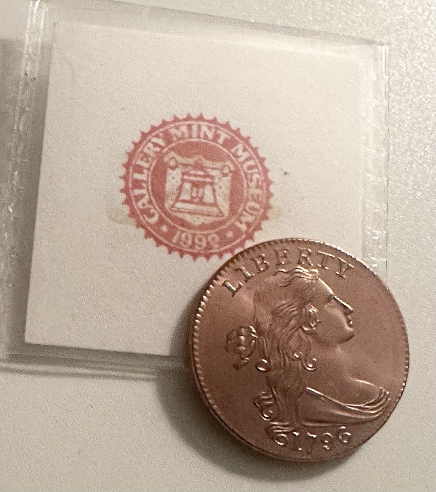 1796 BU LIBERTY One Cent Gallery Mint Museum Fantasy issue Coin | eBay