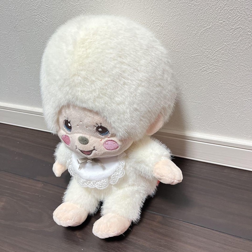 Monchhichi Snow Plush Toy Approx. 30Cm White Retro | eBay UK