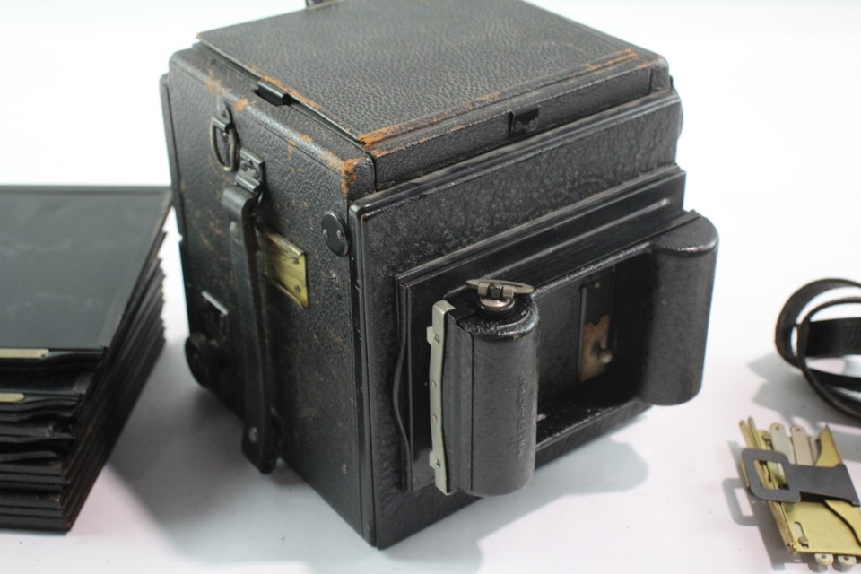 Dallmeyer Medium Format Film Camera w/ Dallmeyer Press f/3.5 6 Inch ...