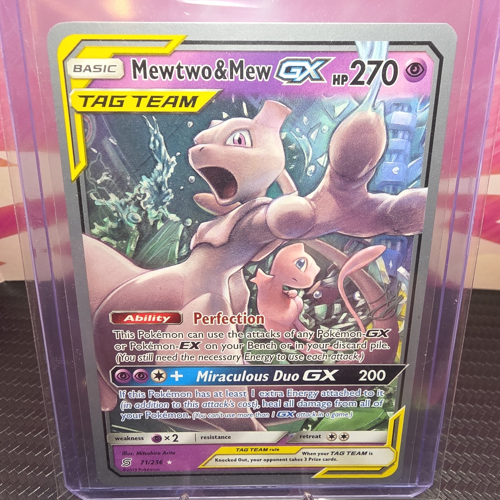 Mewtwo & Mew Tag Team GX 98 Current Market Value