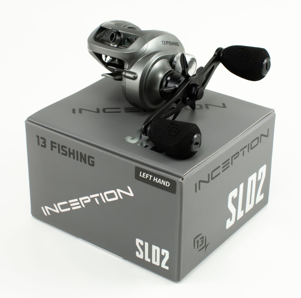 *13 FISHING INCEPTION SLD2 INSLD2-8.1LH 8.1:1 LEFT HAND BAITCAST REEL ...