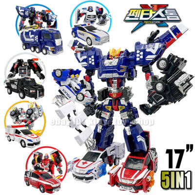 Hello Carbot Returns PENTA STORM X 5 Robots Figure Combiner Model Car ...