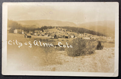 City of Alma Colorado RPPC 1926 Oaro | eBay