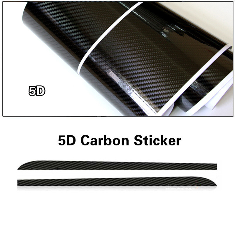 Sports Style Side Skirt 5D CARBON FIBER Sticker For BMW E90 E60 F10 E86 ...