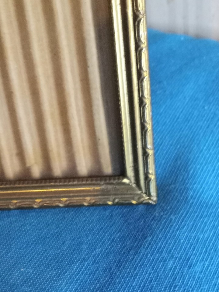 Mid Century Vintage Ornate Photo Frame 8x10 Gold Brass Sepia Photos | eBay