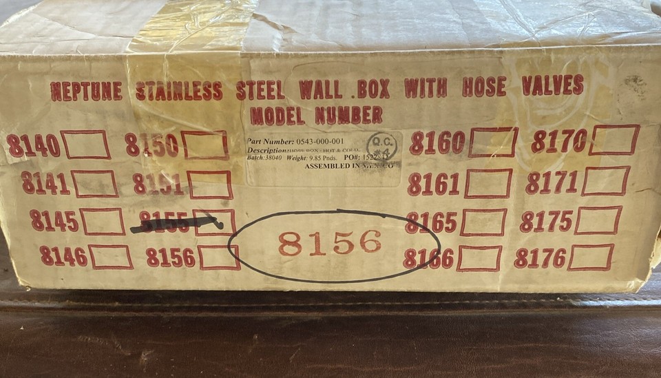 Acorn 8156 Dual Temperature Hose Bib Box With Stainless Steel Lockable ...