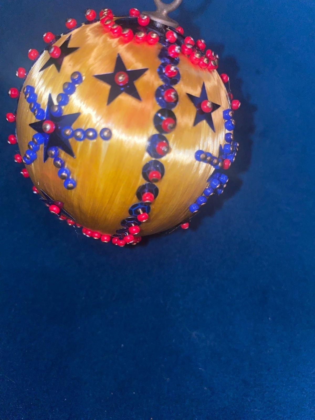 Vintage Satin Beaded Sequined Stick Pin Christmas Ornaments Lot of 16 ...