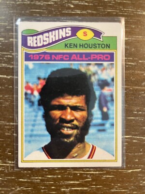 1977 Topps Football # 450 Ken Houston All Pro Washington Redskins HOF ...