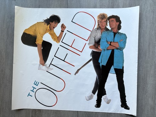 The Outfield Band Vintage 1986 Poster John Spinks Tony Lewis Alan ...