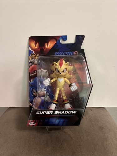 Sonic The Hedgehog 3 Movie Super Shadow Figure Toy Jakks 5” 2025 NEW ...