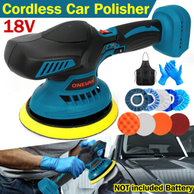 Electric Cordless Brushed Polisher Machine Car Sander 6" 150mm For ...