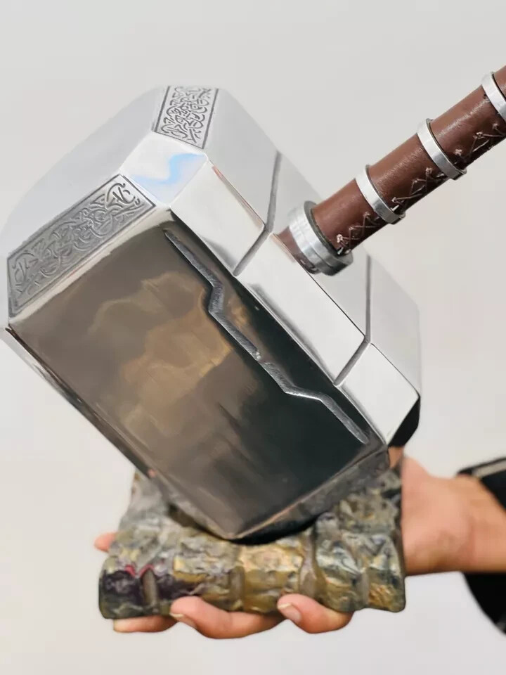 Avengers Thor Hammer Replica Thor Mjolnir Metal Hammer Cosplay Prop ...