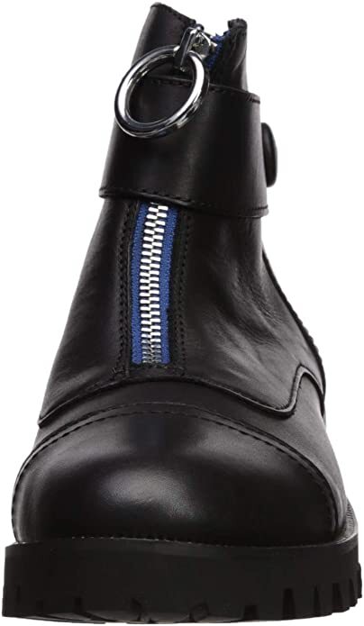 Cecelia New York Tillery Leather Fashion Boot Combat Moto Lug Sole ...