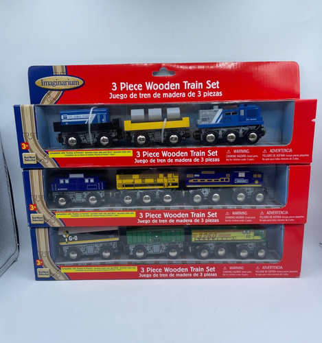 3 - Imaginarium Wooden Train Sets Compatible W/ Thomas & Friends & Brio ...