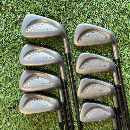 TaylorMade Midsize Burner Iron Set 3-PW Flex Twist Plus Graphite ...