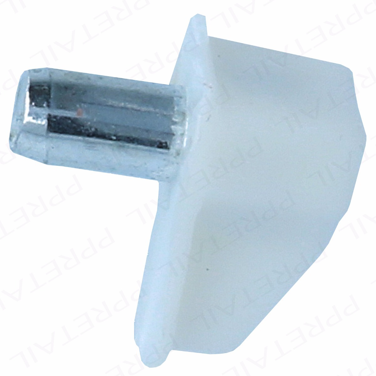 50x STRONG PUSH IN SHELF SUPPORTS Solid Plastic Unit Pegs/Dowels Metal ...