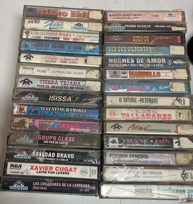 Tejana Tejano Latin Spanish Music Cassette Lot 28 Cassettes South Texas ...