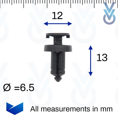 10x Windscreen Cowl / Scuttle Panel Clips for some Fiat 500, Panda ...