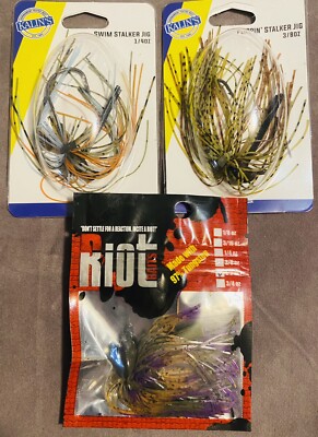 Mixed Jig Lot 3 Riot And Kalin Jigs | eBay