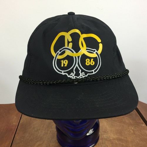 NOS Vintage 80s California Dept Corrections Prison Jail Rope Snapback ...