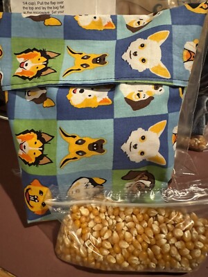 Reusable Microwave Popcorn Bag With Kernels | eBay