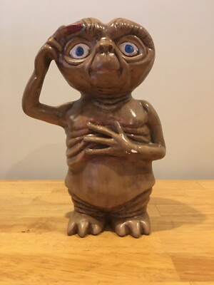 E.T. THE EXTRA TERRESTRIAL ET *CERAMIC STATUE* 1983 Hand painted ...