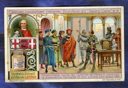 Chromo Liebig S1017 Condottiere Italia Italie Italy Boniface Facino ...