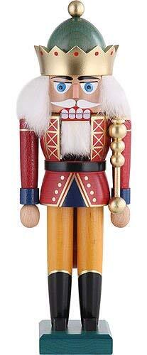 KWO German Christmas Nutcracker King with Crown Handcrafted Germany ...