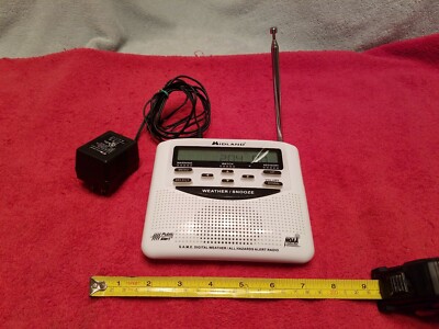 Midland WR-120EZ Portable Weather Alert Radio W/Power Supply | eBay