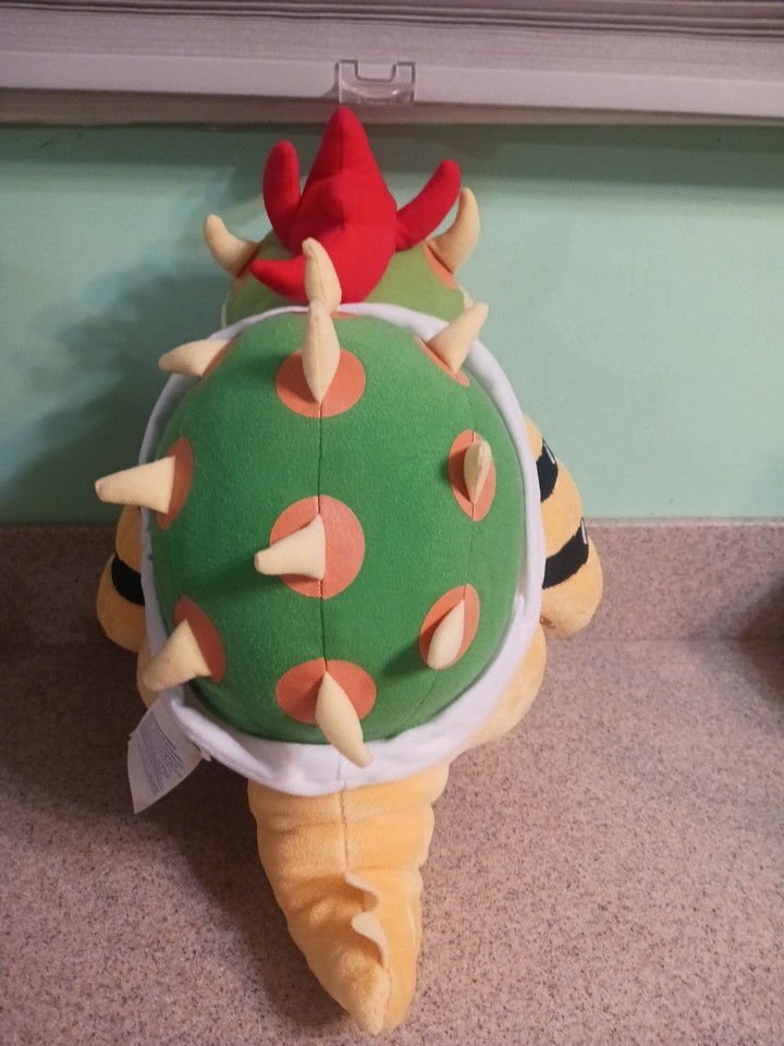 Build-a-Bear Super Mario Bowser King Koopa 16" Plush Doll Stuffed ...