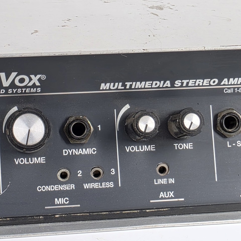 AmpliVox Portable Sound Systems S-802 Multimedia Stereo Amplifier ...