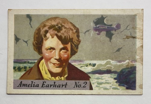 1936 Heinz Famous Aviators F277-4 Amelia Earhart #2 RARE 1st Series | eBay