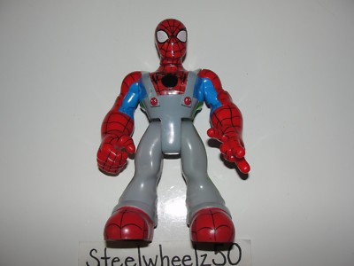 Spiderman & Friends Fire Fighter Spiderman Action Figure 2002 Marvel ...