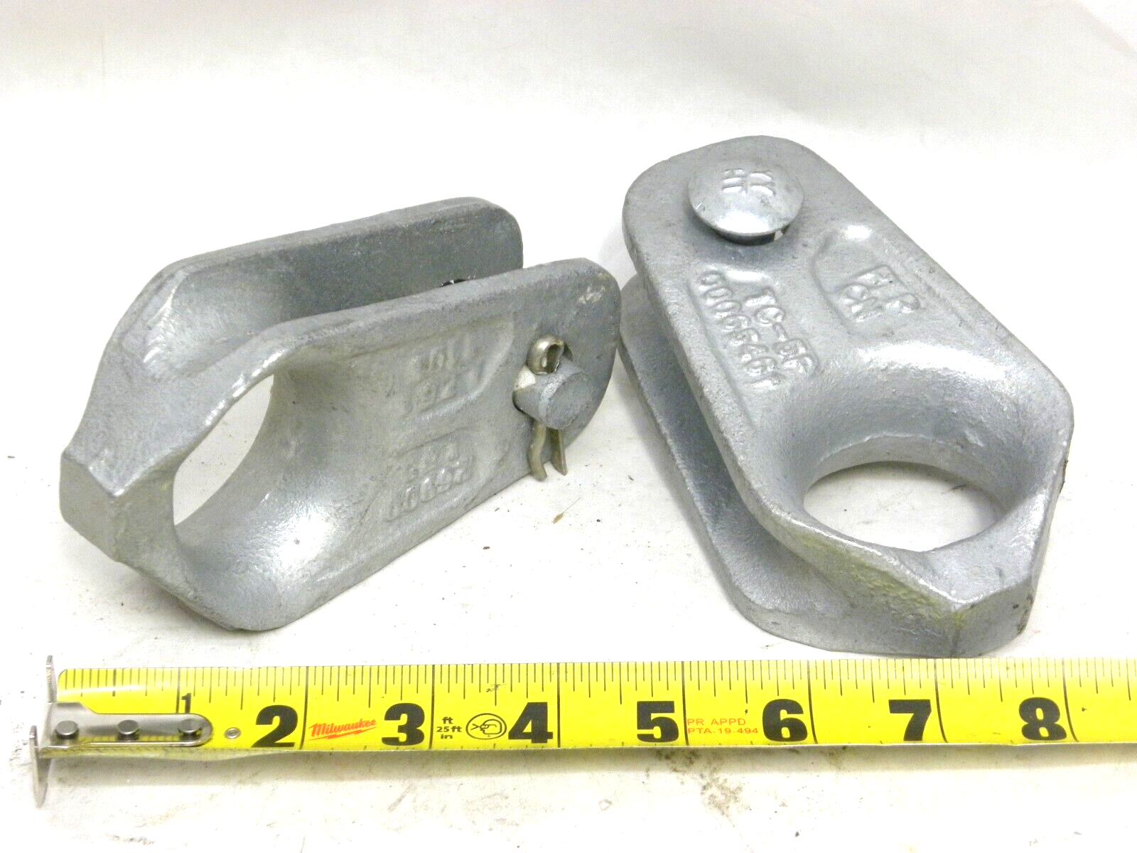 LOT OF 2 - PLP Wire Rope Thimble Clevis Galvanized TC-5F | eBay