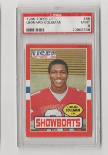 1985 Topps USFL - Leonard Coleman #68 (RC) for sale online | eBay