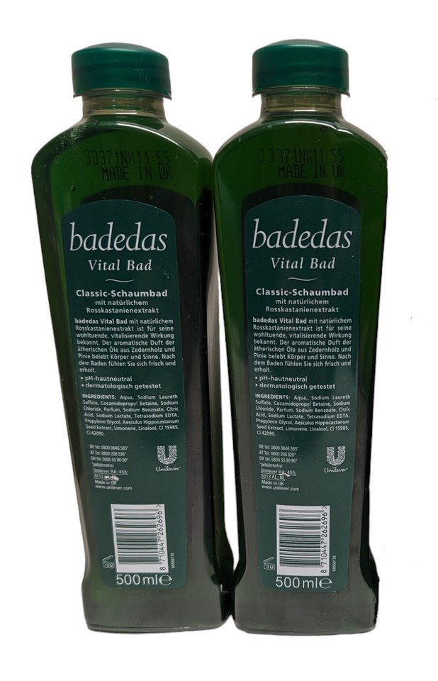Badedas Vital Bad Classic Bath Additive 500ml Each (2 pack) | eBay