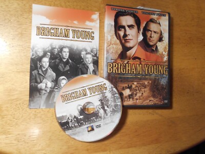 Brigham Young OOP DVD w/ Org Insert Tyrone Power Vincent Price Mormon ...