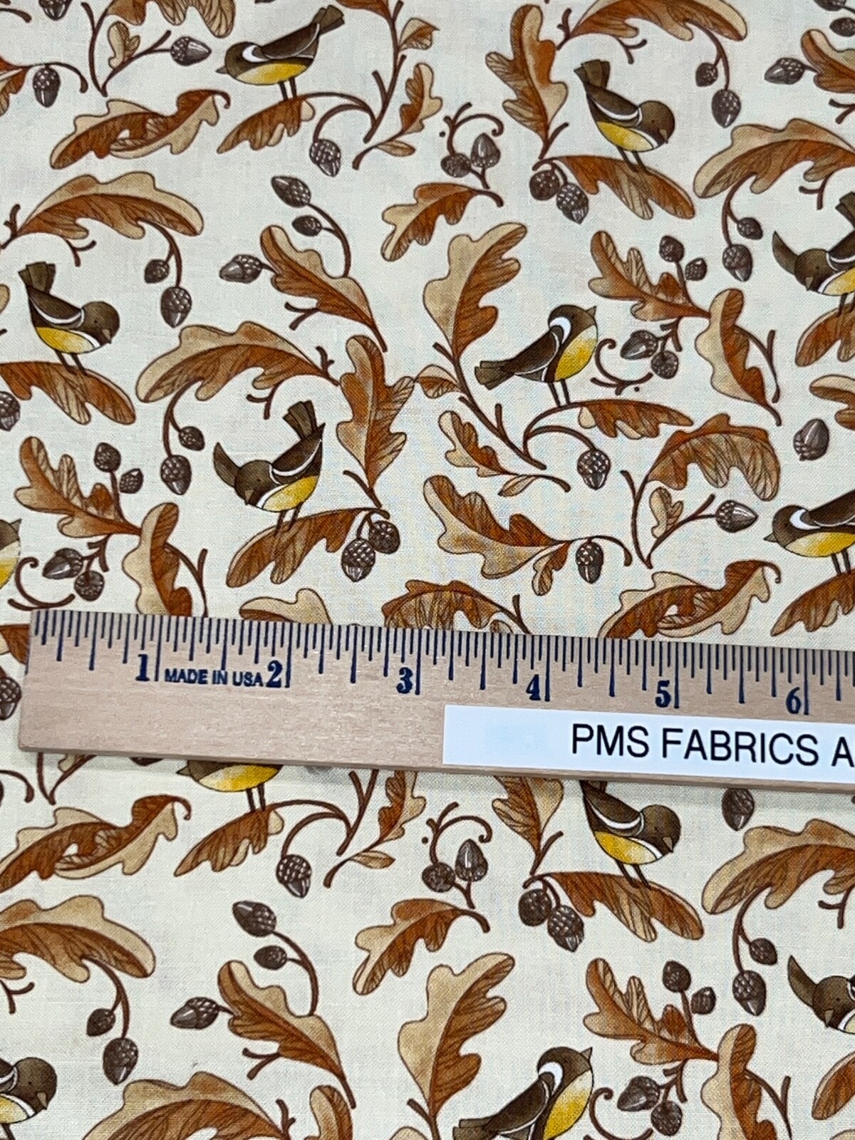 MODA Forest Frolic 100% med cotton fabric by the yard Cream tone 48742 ...