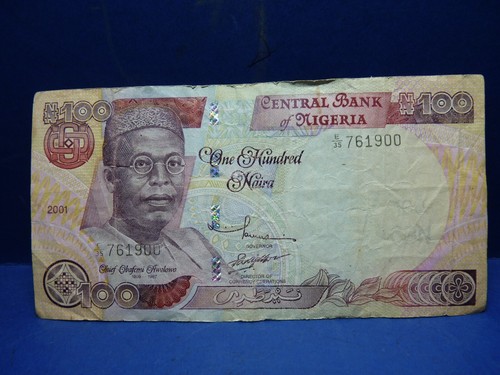 100 Naira Nigeria 2001 Bank Note | eBay