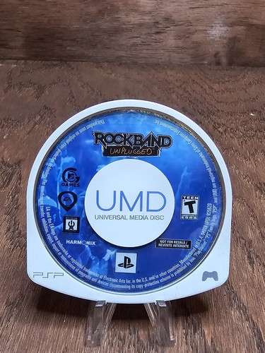 ROCK BAND: UNPLUGGED (Sony PSP, 2009) UMD DISC ONLY - NO CASE ...
