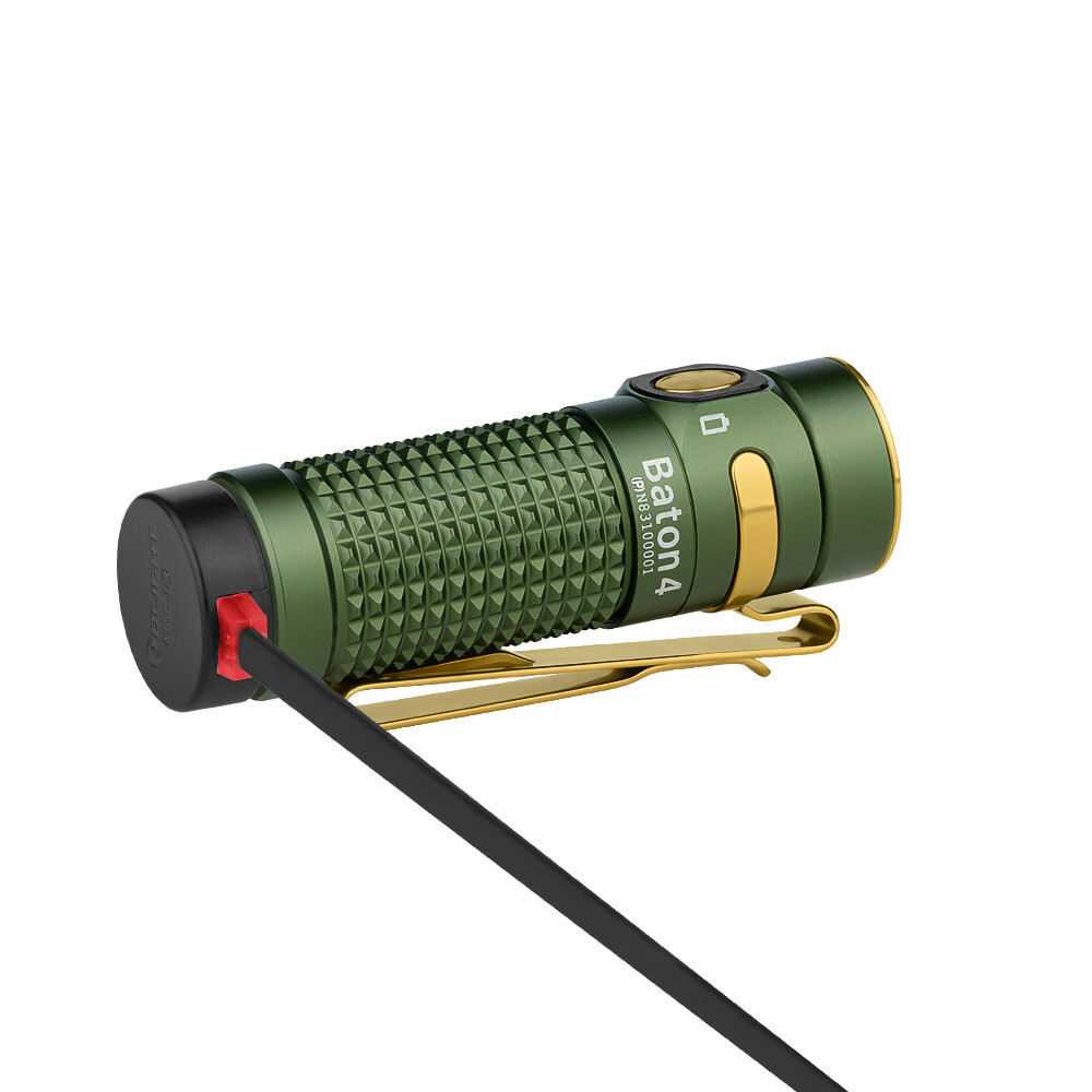 Olight Baton 4 Kit Premium Edition Rechargeable Flashlight with ...