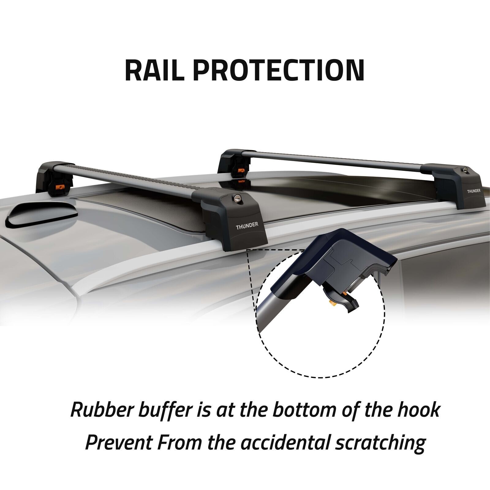 Cross Bars Roof Racks Volvo Xc90 2015 2025 Aluminum Lockable + 2x Load ...