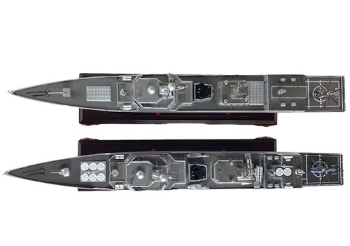 1:400 Chinese Type 052D Destroyer #172 Guided Missile Destroyer Model Collection | eBay