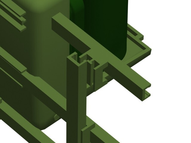 Custom LAV gear rack with spare tire, Multiple Scales, Military Vehicles | eBay