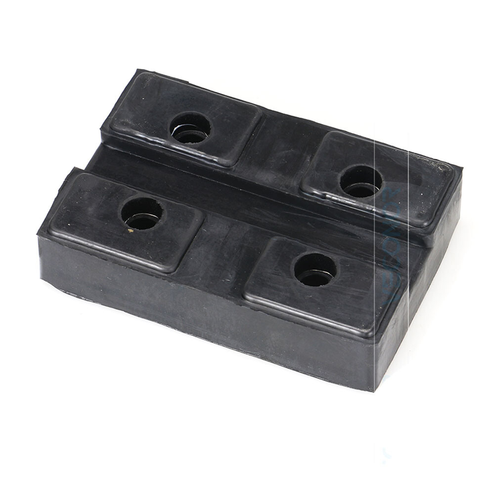 Set of 4 Black Rubber Arm Pads Lift Pad Square for Hoist Replacement ...