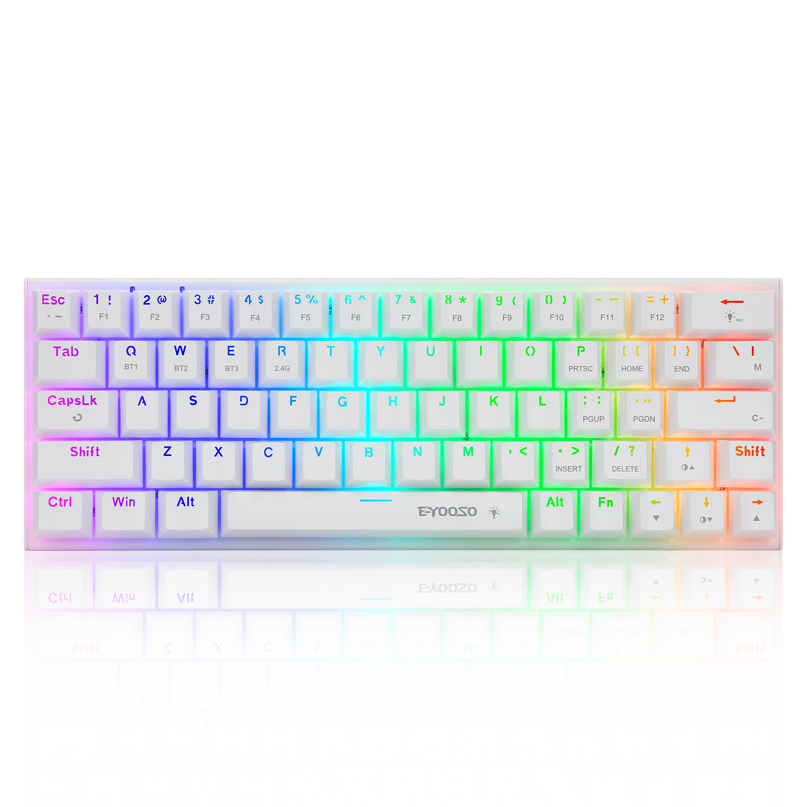 E-YOOSO Z11 New Mechanical Gaming Keyboard Blue Switch 63 Keys RGB ...