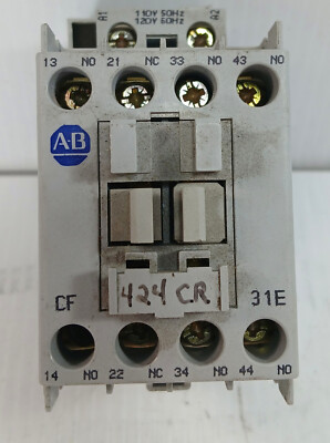 1 USED ALLEN-BRADLEY 700-CF310 SER A CONTACTOR W/ 100-FSV136 ***MAKE ...
