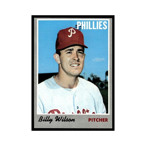 1970 Topps Baseball Card Billy Wilson Phillies #28 | eBay