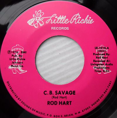 ROD HART novelty country C.B. Savage 45 b/w Better Off Gone LITTLE ...